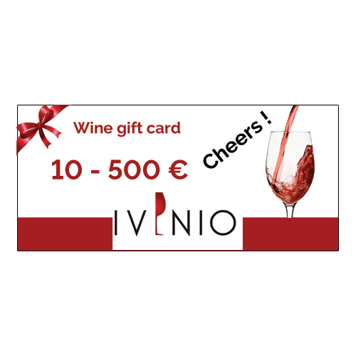 Wine gift card for loved ones - IVINIO Wine Shop